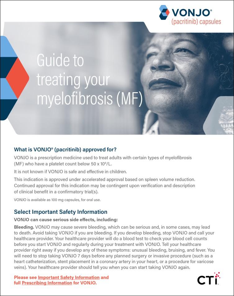 CTI Access® Support for Patients with Myelofibrosis | VONJO® HCP ...